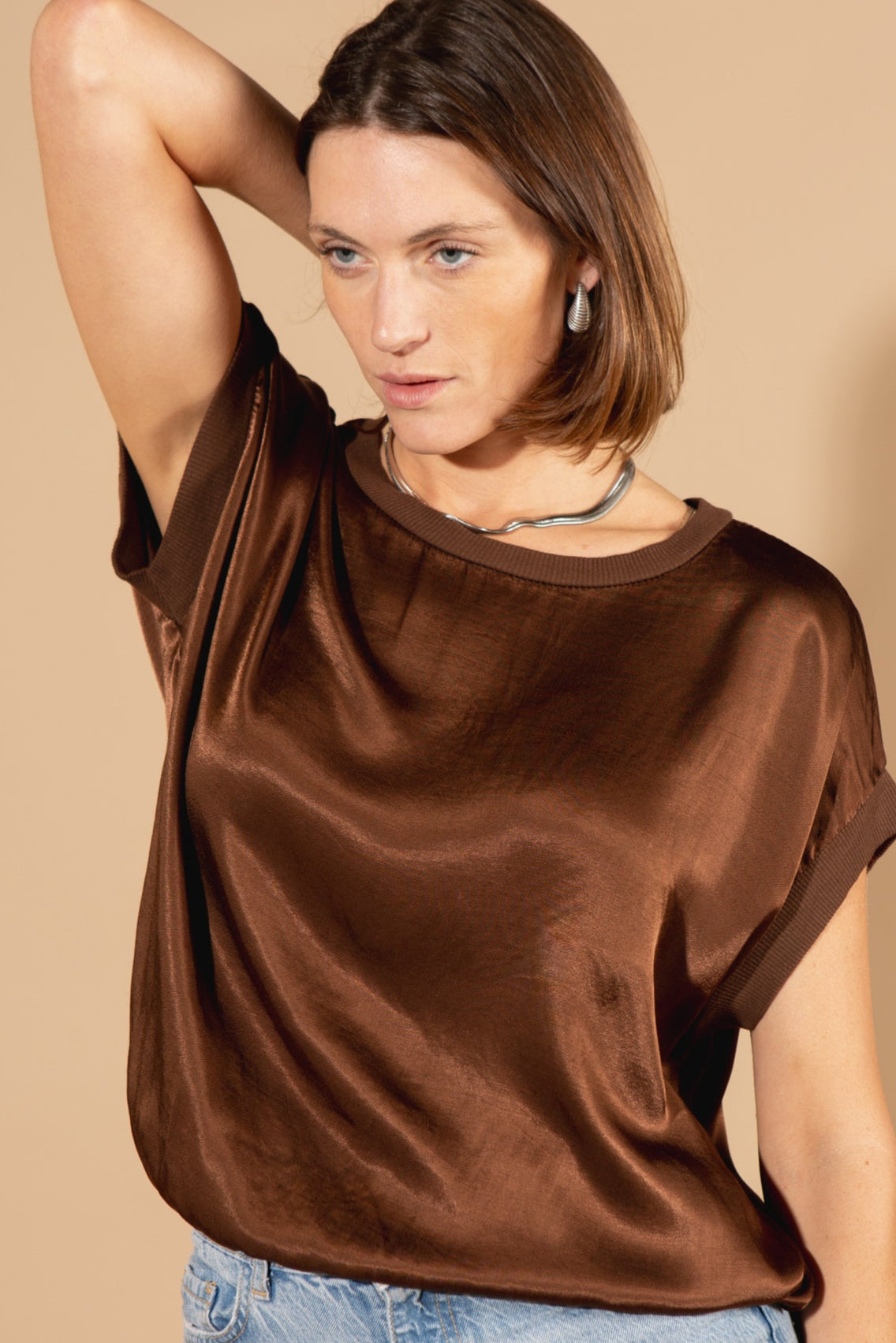Satin T-Shirt – Tilley & Grace